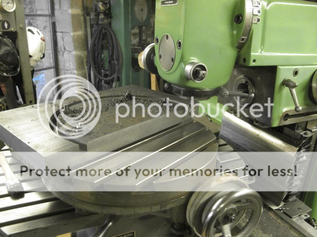 Deckel, Maho, Aciera, Abene Mills | Deckel table fixing plate machining ...