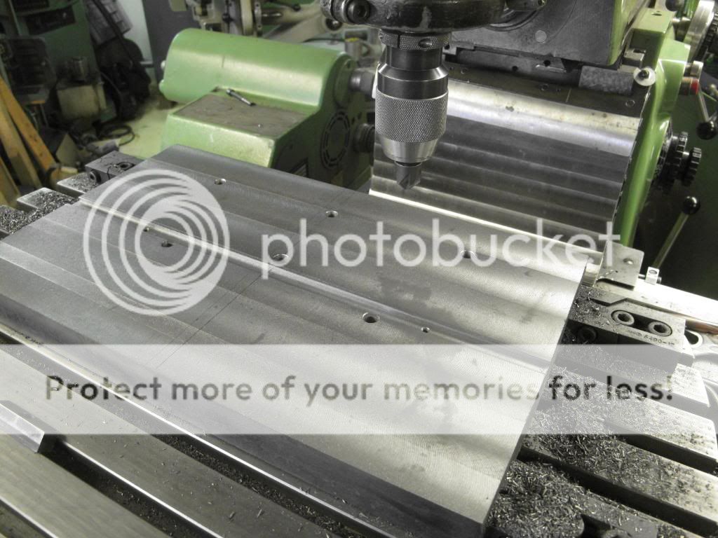 Deckel, Maho, Aciera, Abene Mills | Deckel table fixing plate machining ...