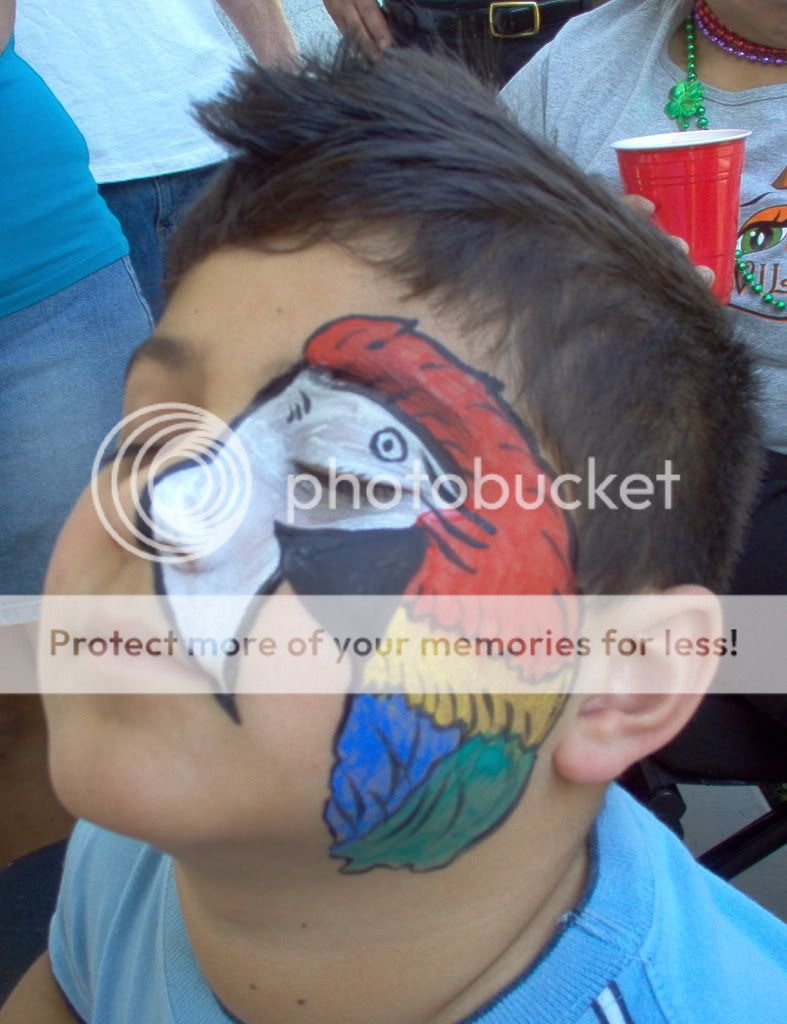 Parrot Bird Face Painting Pictures, Images & Photos | Photobucket